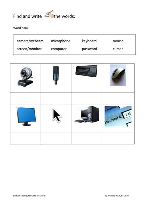 Computer Word Writing