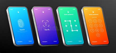 Screen Lock Authentication Password Smartphone Template Phone Id