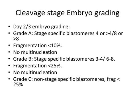 Oocyte And Embryo Grading Blastocyst Grading Pptx
