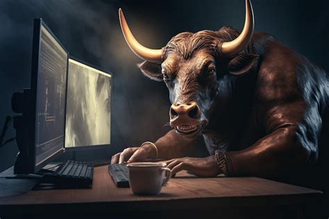 computerized bull images free download on freepik