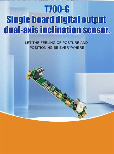 Modbus RTU Mode Ouput With Adjustable Frequency Biaxial Single Circuit Board OEM Incline Meter