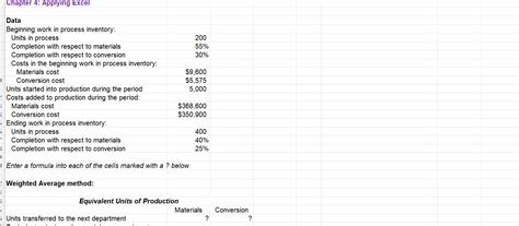 solved download the applying excel form and enter formulas