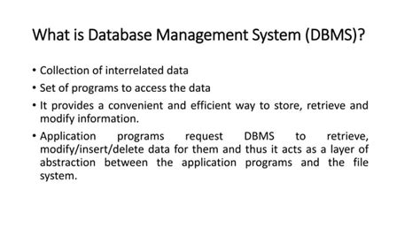 Database Management System Lecture Notes Ppt
