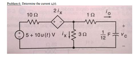 Solved Determine The Current I T Chegg Com