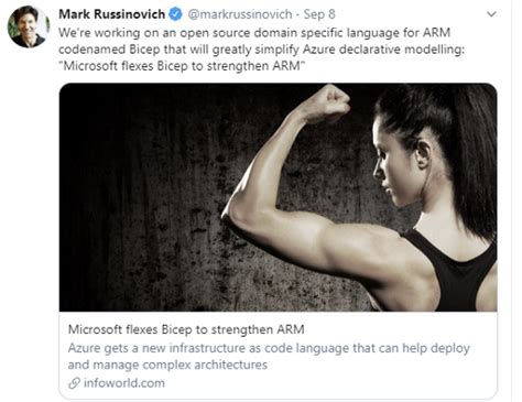 The Microsoft Platform Using Project ‘bicep Preview To Create Arm