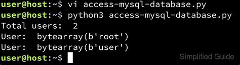 How To Access Mysql Database Using Python