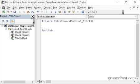 How To Insert Excel Table Into Word With VBA