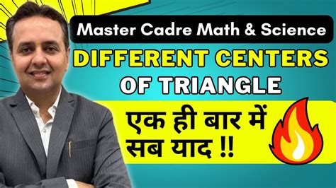 Triangle And Its Various Kind Of Centres Orthocentre Circumcentre Incentre And Centriod Chetan