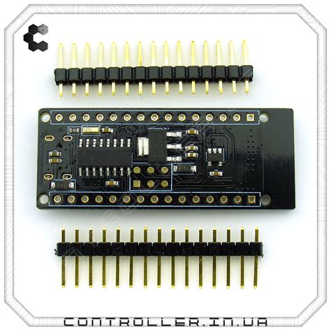 Микроконтроллер Arduino Nano 3 0 Atmega328 Ch340 Microusb с Nrf24l01 2 4g ножки не распаяны Id