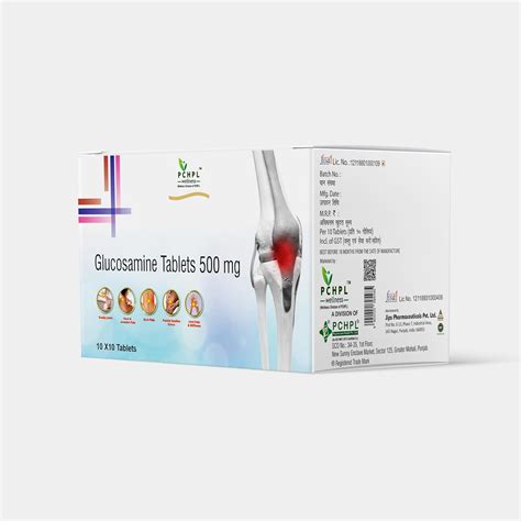 Pchpl Wellness Glucosamine Tablets 100 Tablets For Active Living Joint Health Support