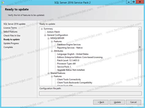 Sql Server 2016 Sp2 Upgrade İşlemi Techknowlojist