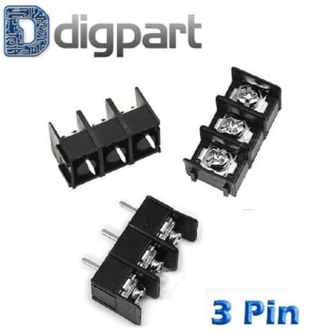 Jual Pcb Terminal Blok Block Pitch 7 62 3 Pole Kota Malang Digpart Malang Tokopedia