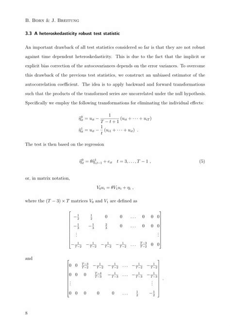 Pdf Testing For Serial Correlation In Fixed Effects Panel Data Econstor Dokumen Tips