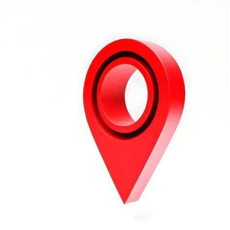 Premium Photo 3d Red Map Pointer Pinaigenerated
