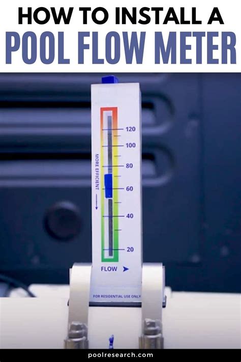 Pool Flow Meter Installation At Phyllis Burlingame Blog