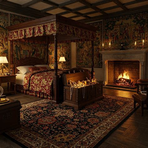 Going Medieval Best Bedroom Layout Timeless Elegance Meets Cozy Comfort