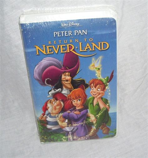 Disney Peter Pan Return To Never Land Vhs Video New