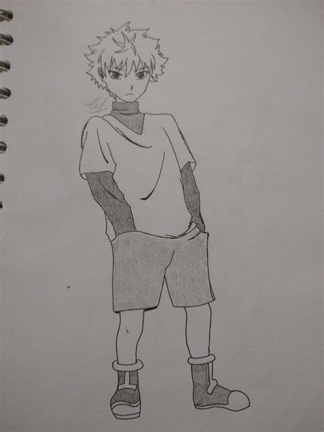 Killua Zoldyck Sketches Humanoid Sketch Killua