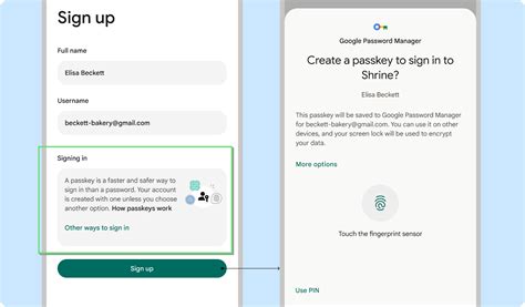 User Authentication With Passkeys Mobile Android Developers