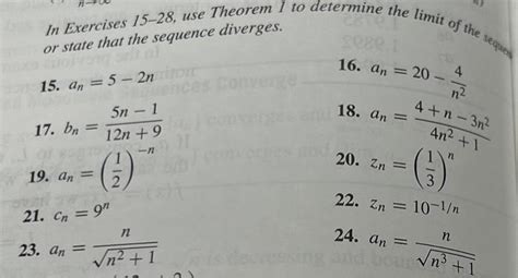 solved in exercises 15 28 use theorem i to determine the