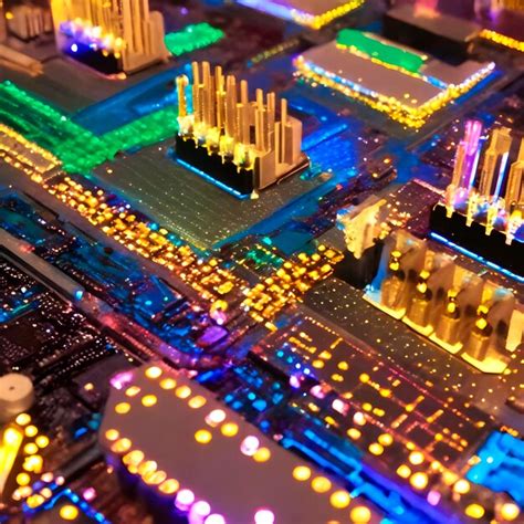 Premium Ai Image Ai Of A Circuit Board With Intricate Electronic Components And Chips