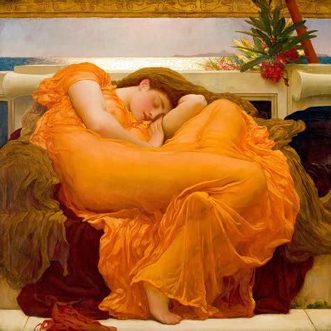 Frederic Leighton Flaming June 1895 Novema Digital