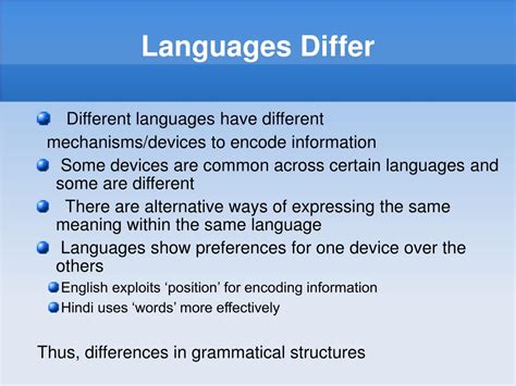 Ppt Introduction To Computational Linguistics Powerpoint Presentation Id 3390790