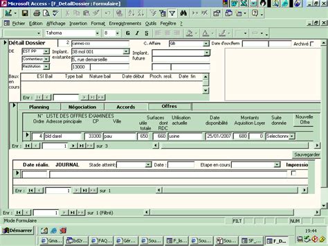 Sous Formulaire En Mode Continu Ihm