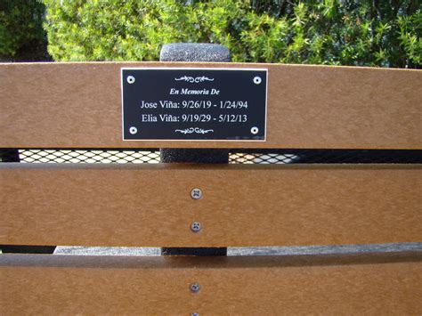 Memorial Plaques For Garden Benches Fasci Garden