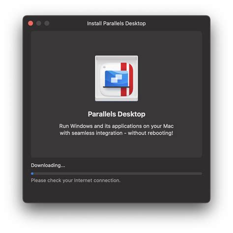 Issue Installing Parallels Not Downloading Rmacos