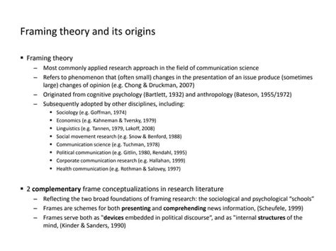 framing theory review pptx