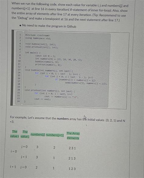 Solved When We Run The Following Code Show Each Value For