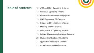 Exploring Operating Systems From Evolution To Security PPT