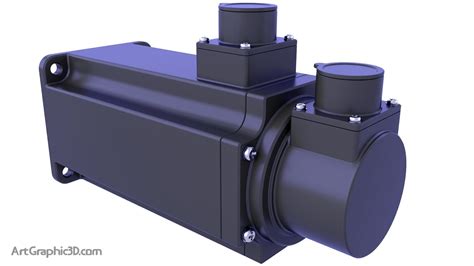 Ac Servo 3d Model Download