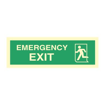 Exit Right Arrow Down