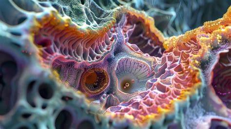 Detailed View Of The Intricate Structure Of The Photoreceptor Cells Consisting Of Outer And