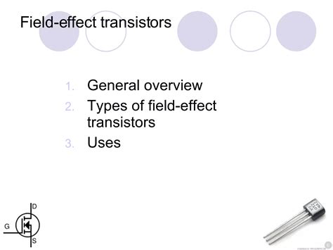 Field Effect Transistors Ppt Consumer Electronics Technology And Computing