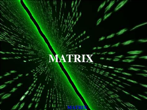 Ppt Matrix Powerpoint Presentation Free Download Id3892294
