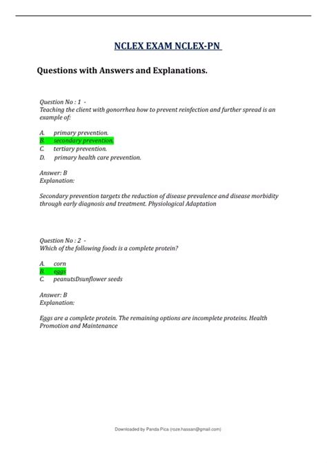Pn Nclex Actual Exam 2023 Exit Exam Nursing Complete Questions And Answers With Rationales 2024