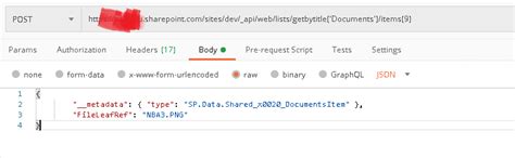 Update The Properties Of A Sharepoint Document Via Api Rest Stack