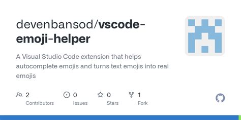 Workflow Runs Devenbansod Vscode Emoji Helper GitHub