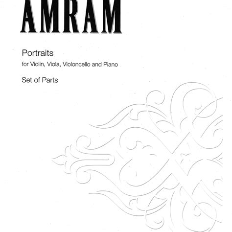 Amram Portraits Ficks Music