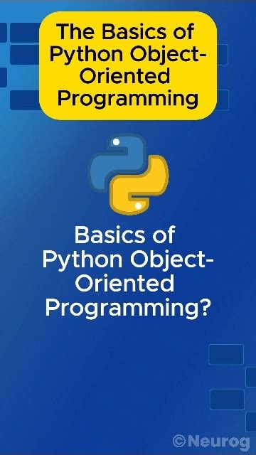 The Basics Of Python Object Oriented Programming Python Python For