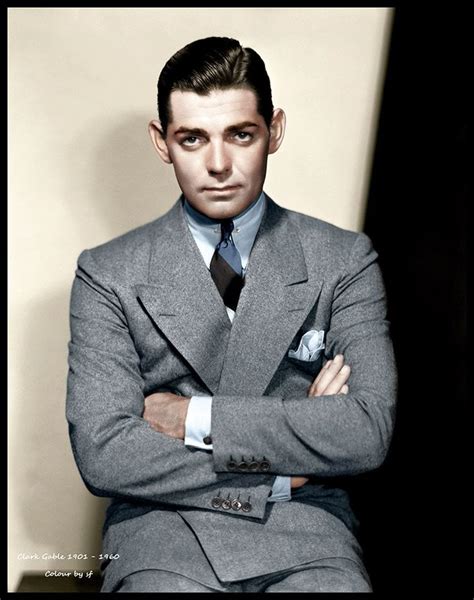 Clark Gable 1 Hollywood Stars Herren Mode Herrin
