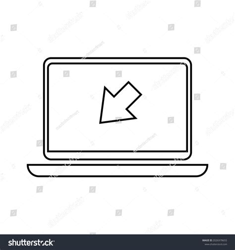 Laptop Pointer Cursor Icons Modern Vector Stock Vector Royalty Free Shutterstock