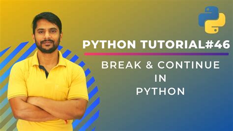 Break And Continue In Python In Hindi Youtube