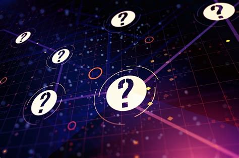 파란색 추상적 배경에 물음표 그림의 창조적 인 개념 Faq 및 검색 개념 3d 렌더링 물음표에 대한 스톡 사진 및 기타 이미지 물음표 질문하기 테크놀로지 Istock