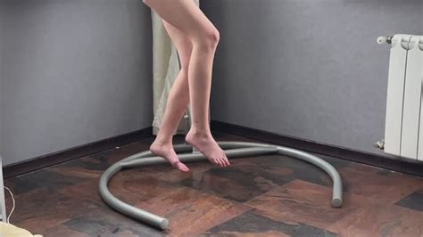 Someone Hung The Girl On A Rope And Now She Cant Get Out Her Bare