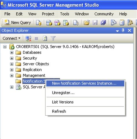 MS Notification Services Clive Roberts