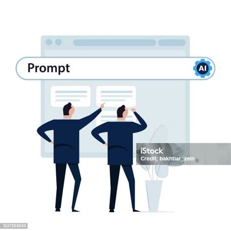 Prompt Ai Artificial Intelligence People Query Input Interaction With The Language Model向量圖形及更多